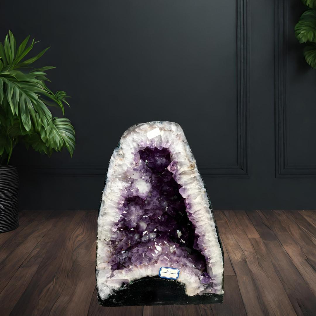 Amethyst Geode With Super Seven - Brazilian Amethyst Cathedral ...